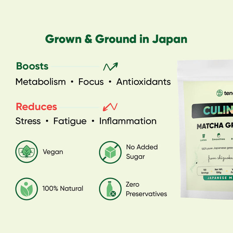 Culinary Matcha | Japanese Green Tea Powder from Tencha
