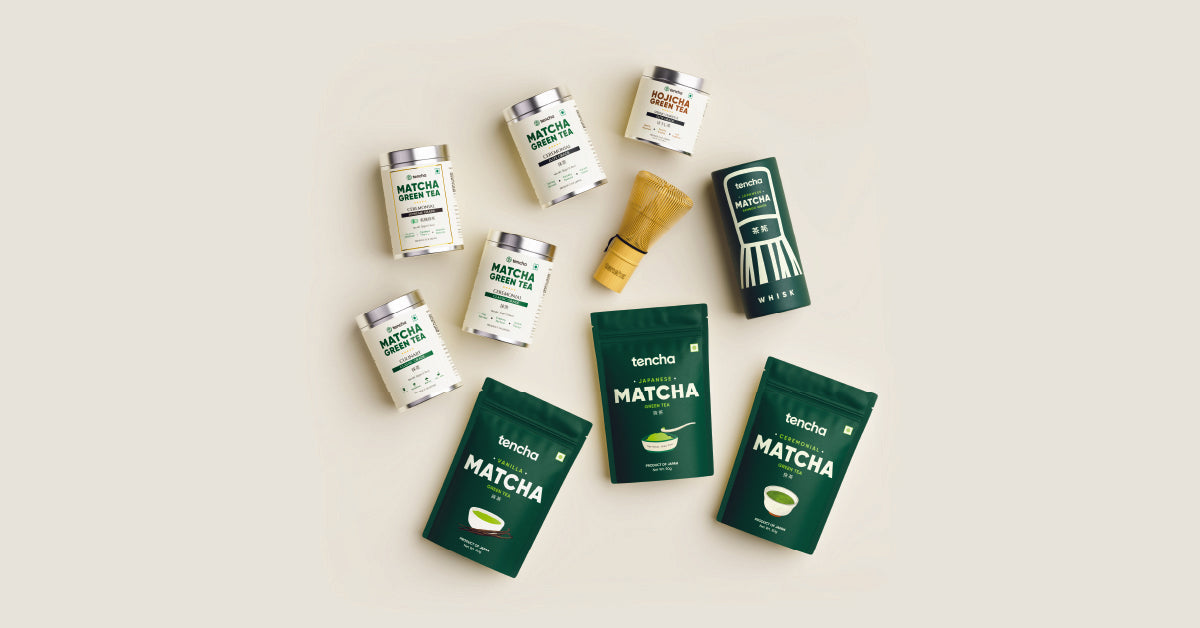 Buy Premium Japanese Matcha Green Tea Online | Tencha India